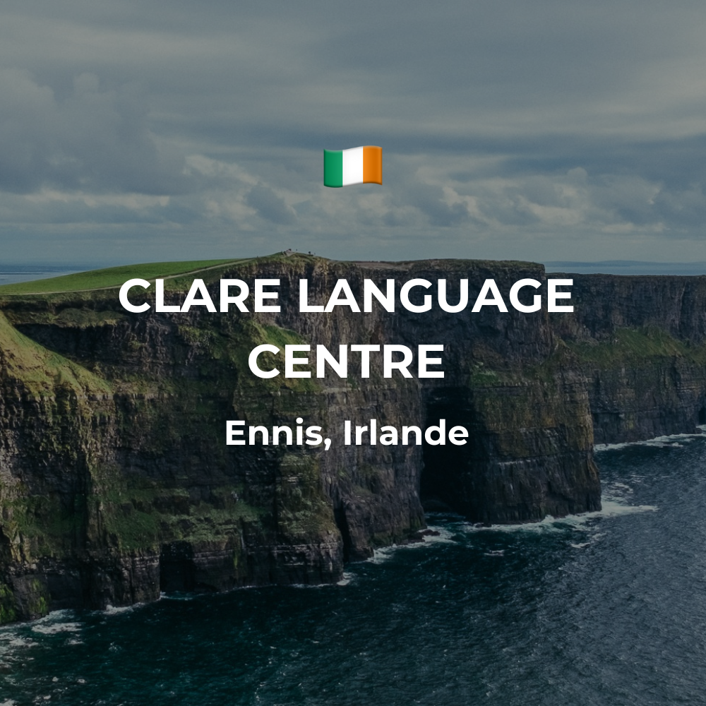 Apprendre l’anglais à Ennis en Irlande avec Clare Language Centre