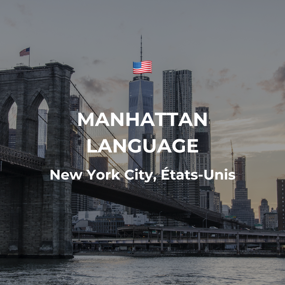 Apprenez Langlais à New York City Avec Manhattan Language 1468